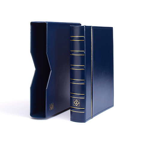 VARIO Classic binder including slipcase, blue at lighthouse.us