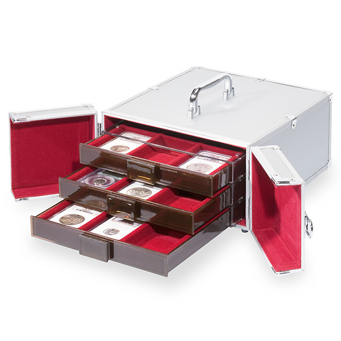 CARGO MB5 Aluminum Coin Case for Certified Slabs at lighthouse.us