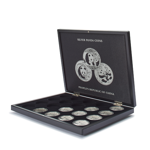 Display Coin Case for 20 Panda 1 oz. Silver Coins in Original Capsules ...