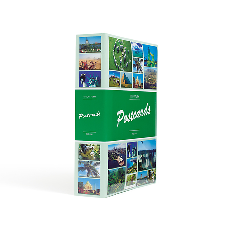 Small postcard album with 50 inbound polypropylene pages at lighthouse.us