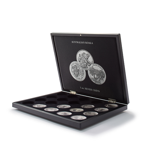 Display Coin Case for 20 Koala 1 oz. Silver Coins in Original Capsules ...