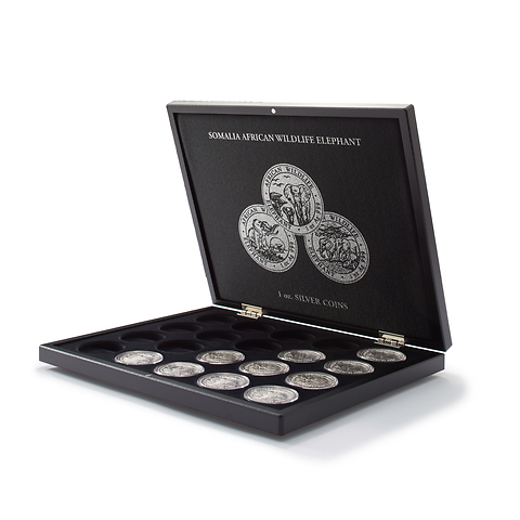 Display Coin Case for 20 Somalia Elephant Silver Coins 1 oz. in ...