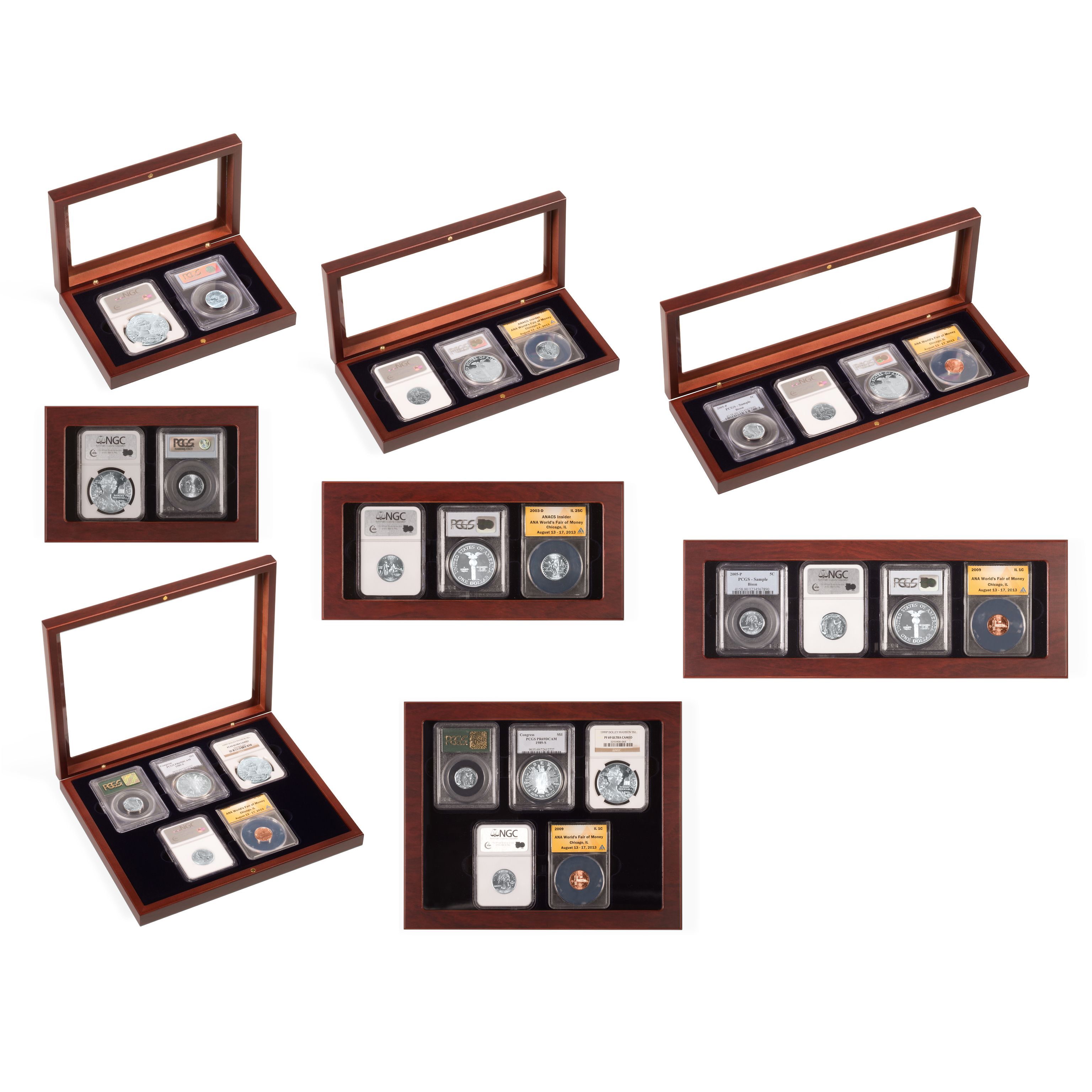 VOLTERRA Coin Cases for Certified Coin Slabs at lighthouse.us